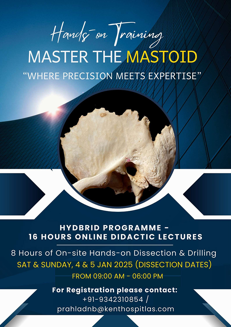 Master the Mastoid - Tertiary care at Affordable Fare