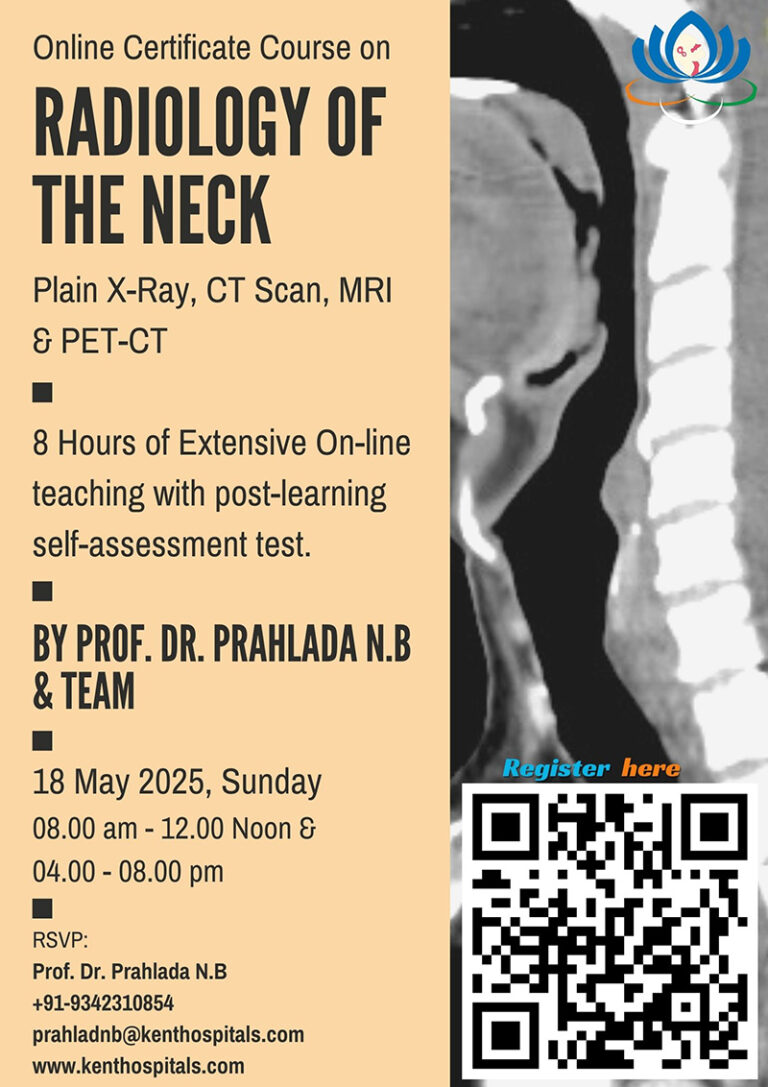 Master Radiology of the Neck – Online Course for Otorhinolaryngologists